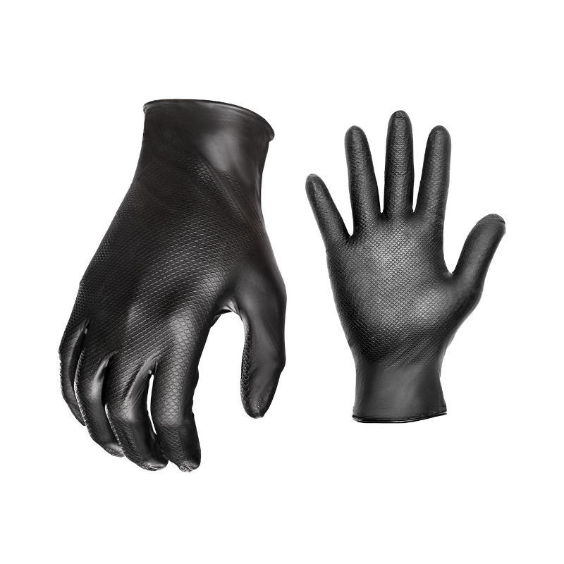 Traction Grip Disposable Nitrile Gloves | Grease Monkey – Grease Monkey ...
